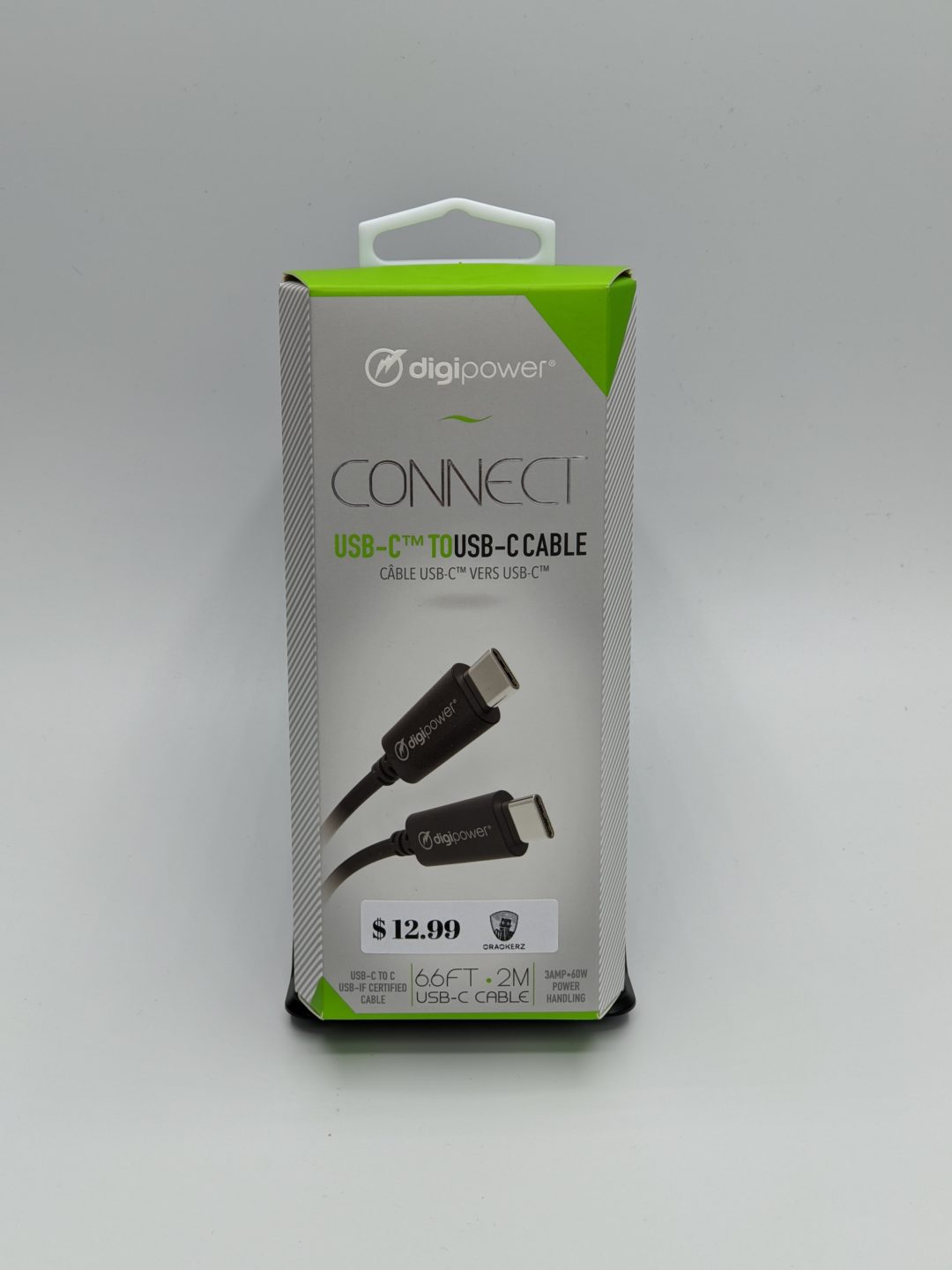 Digipower USB-C to USB-C Cable – 6.6 ft | Crackerz