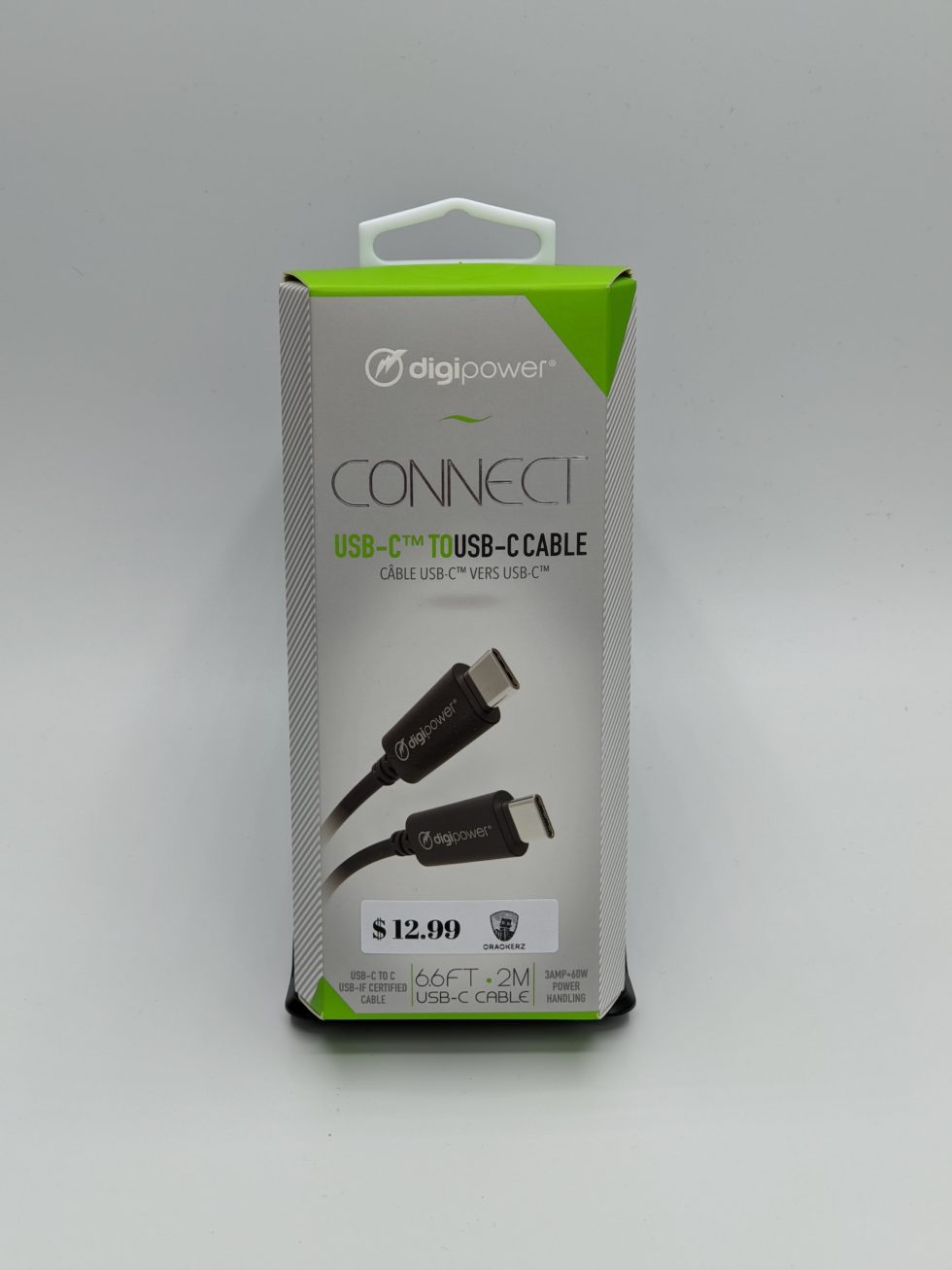 Digipower USB-C to USB-C Cable – 6.6 ft | Crackerz